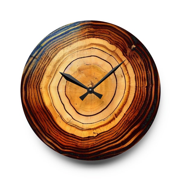 Rustic Wall Clock - Etsy