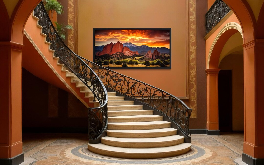 Colorado Springs Rocky Mountains Wall Art, Garden of the Gods Pikes ...