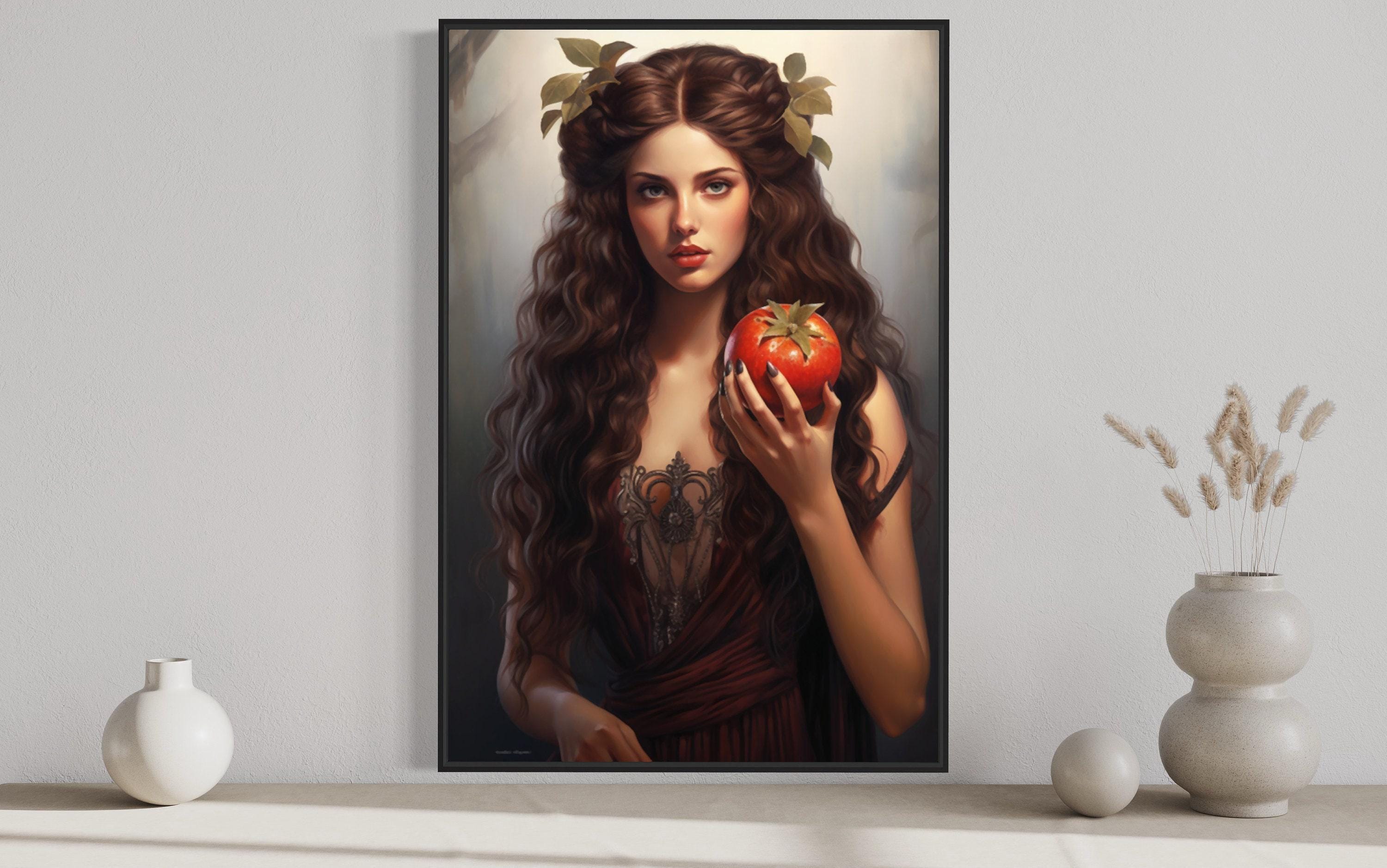 Persephone Greek Goddess of Underworld, Vegetation, Life Cycle Poster ...