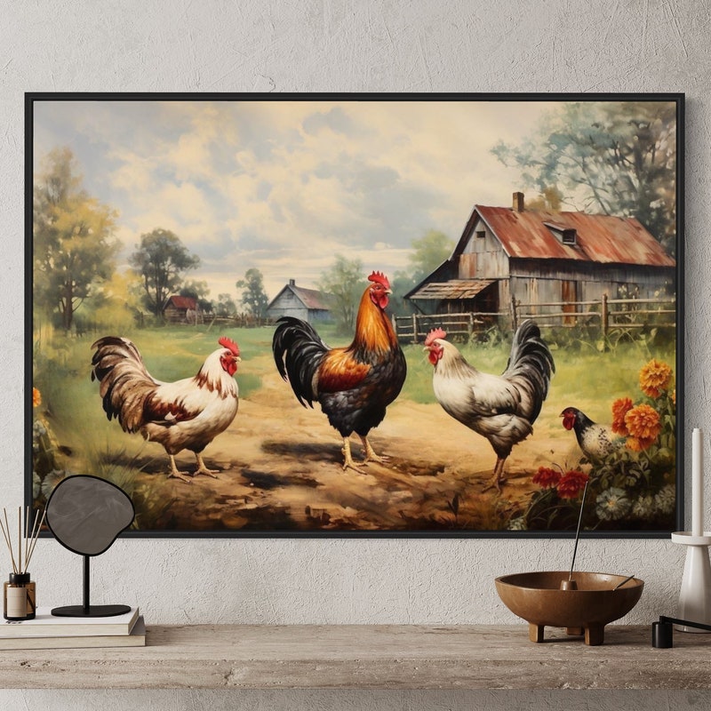 Chicken Wall Art - Etsy