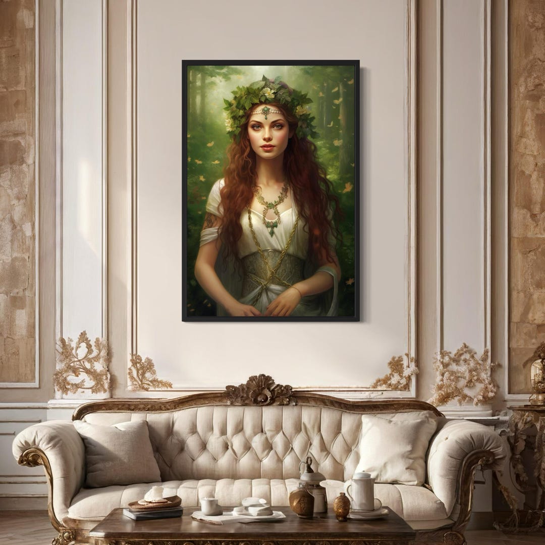 Aine Irish Goddess Poster - Summer, Wealth and Sovereignty Painting ...