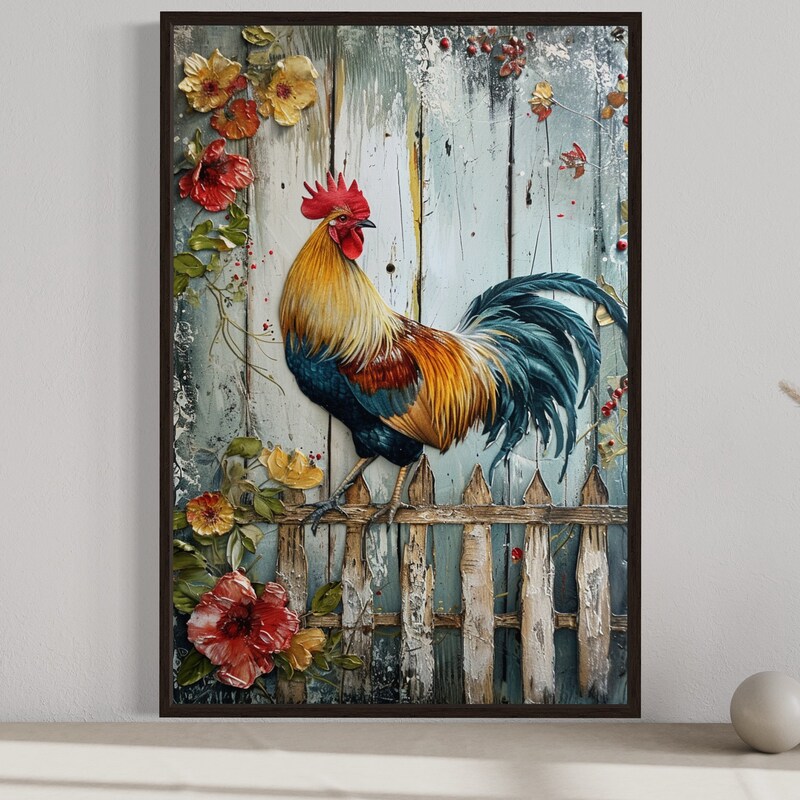 Rooster Prints - Etsy