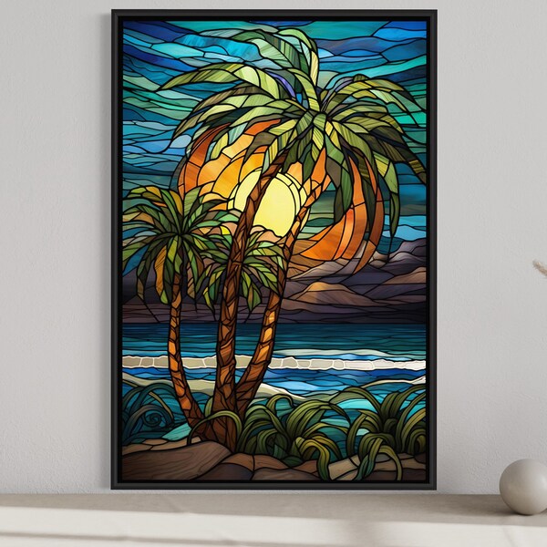 Palm Tree Wall Art - Etsy