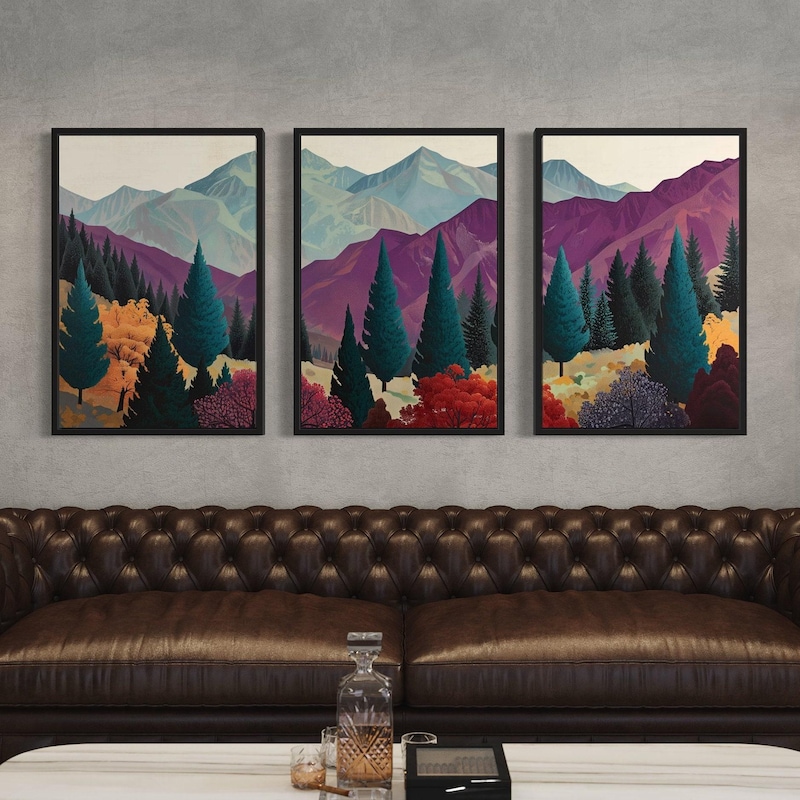 Purple Mountain - Etsy