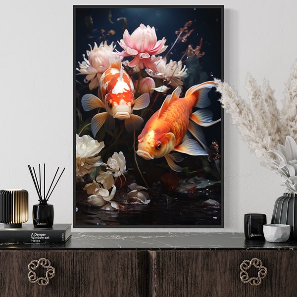 Coi Fish Wall Art - Etsy