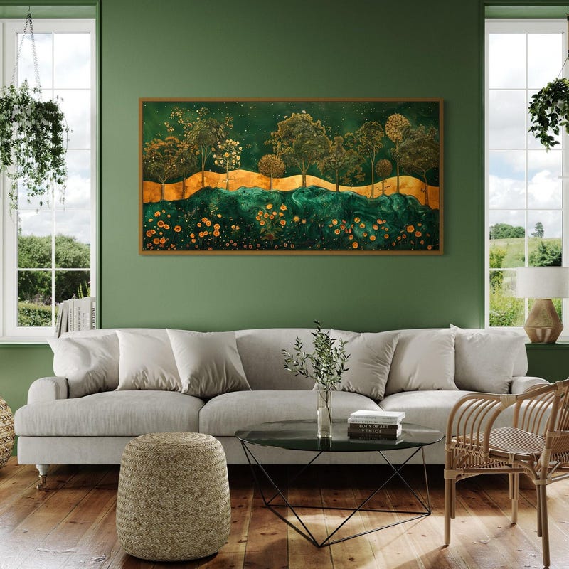 Emerald Wall Art - Etsy