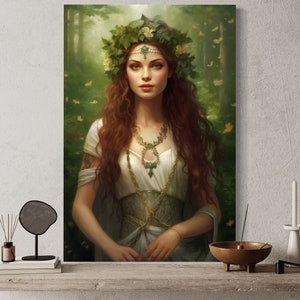 Aine Irish Goddess Poster - Summer, Wealth and Sovereignty Painting ...