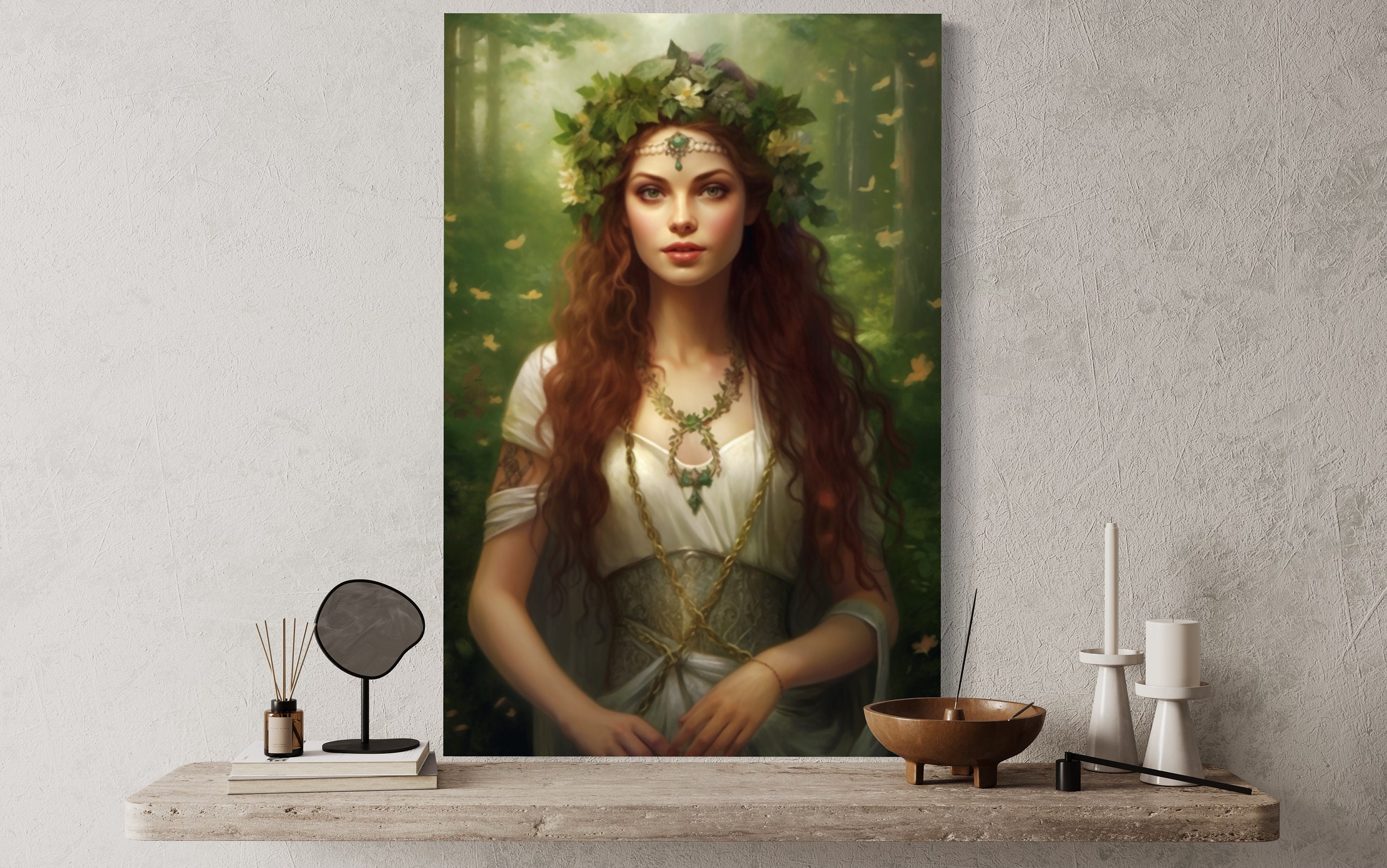 Aine Irish Goddess Poster Summer Wealth and Sovereignty - Etsy