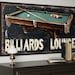 Billiards Room Sign - Billiards Lounge With Pool Table Painting Canvas ...