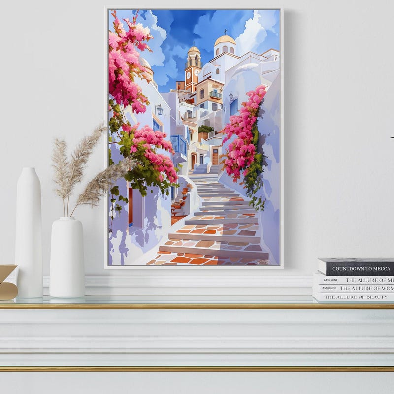 Ibiza Old Town Poster - Etsy