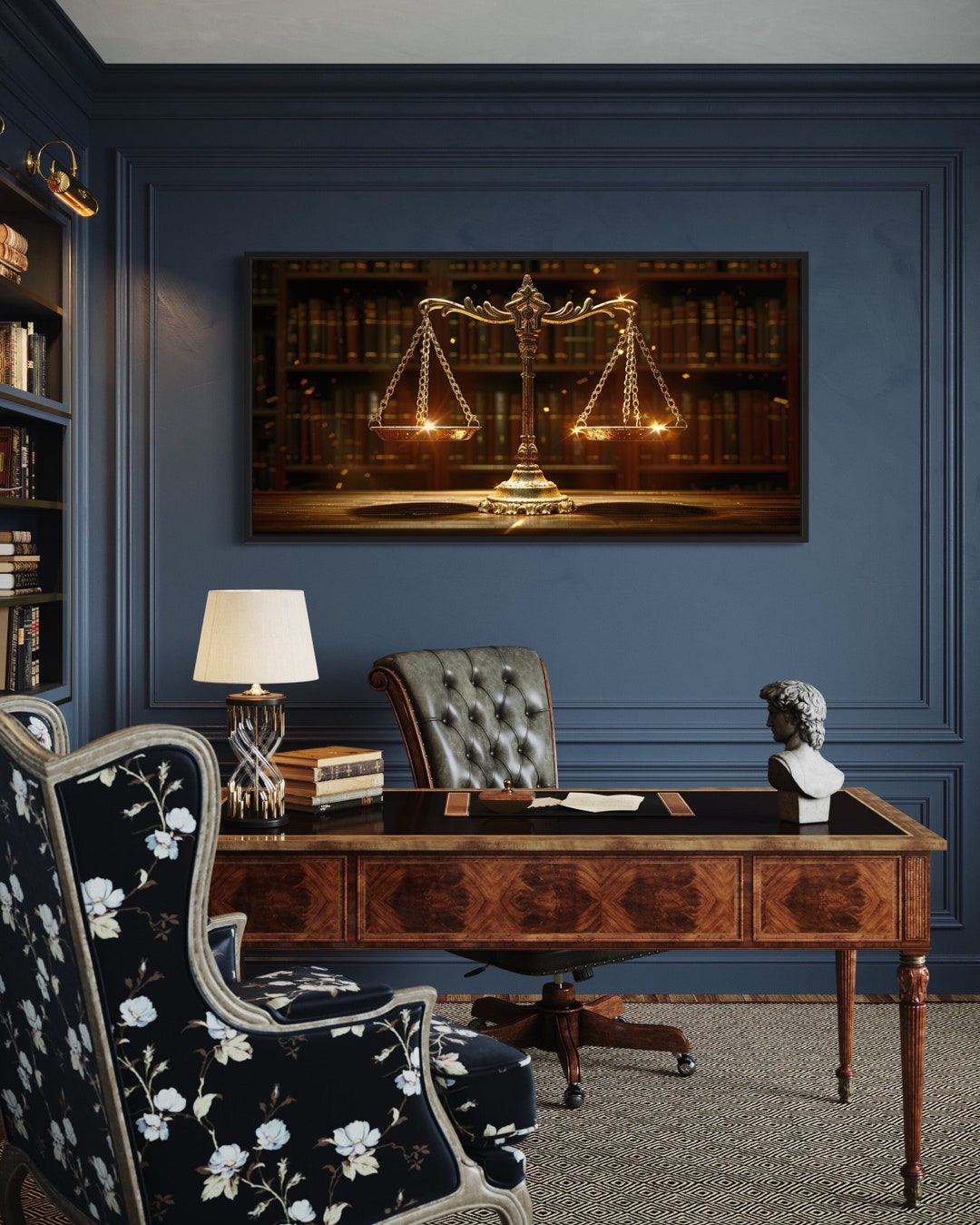 Scales of Justice Wall Art, Lawyer Gift, Lawyer Office Decor, Attorney ...