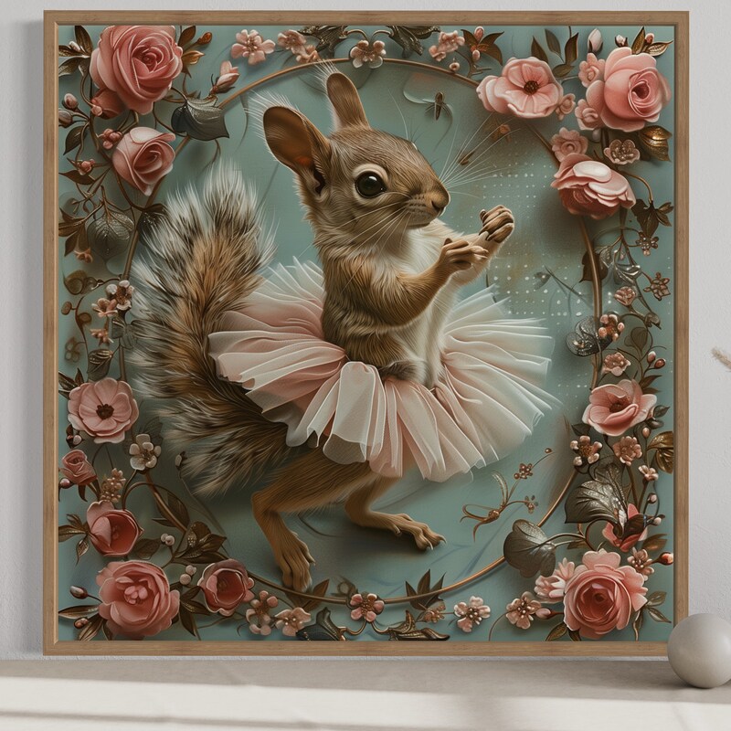 Squirrel Artwork - Etsy