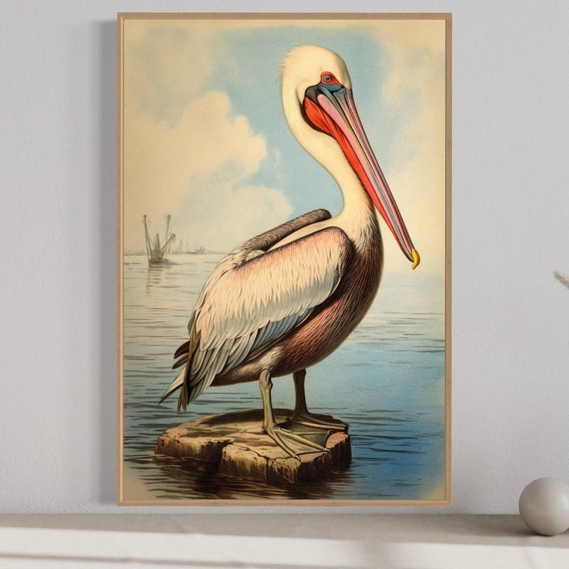 Pelican Paintings - Etsy