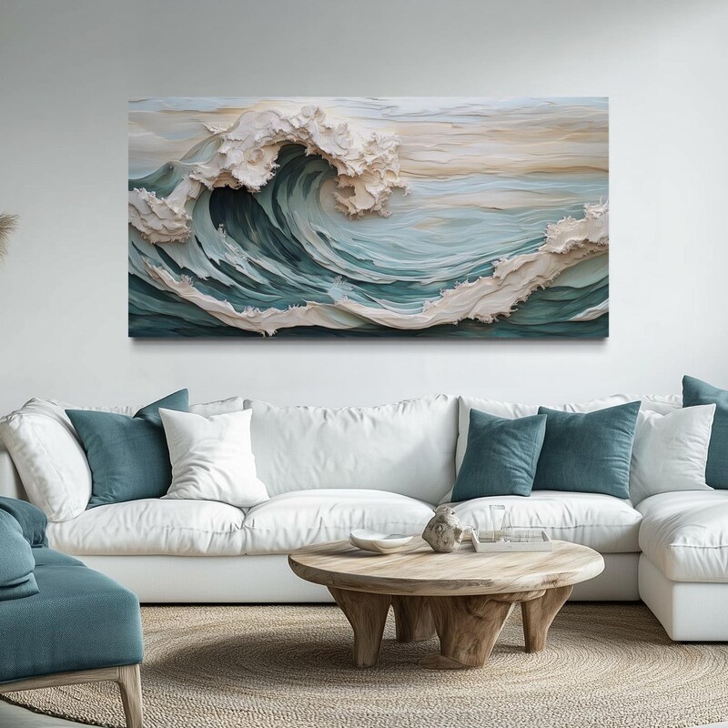 Wave Artwork - Etsy