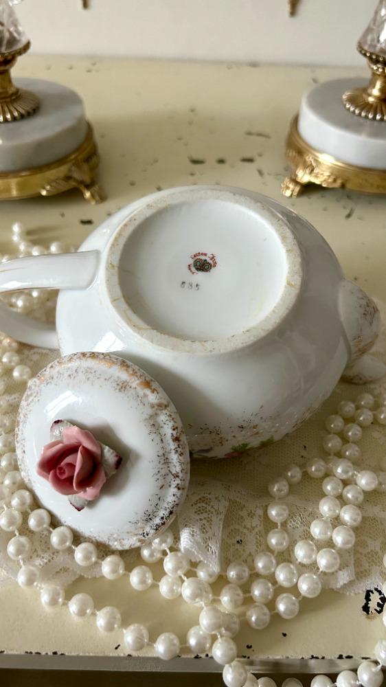 Lefton Rose Teapot - Etsy