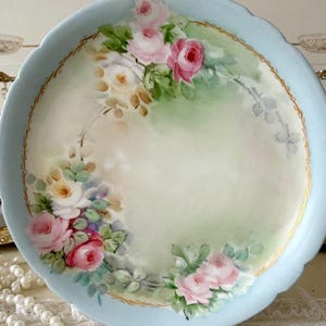 JPL France Floral Plate - Etsy