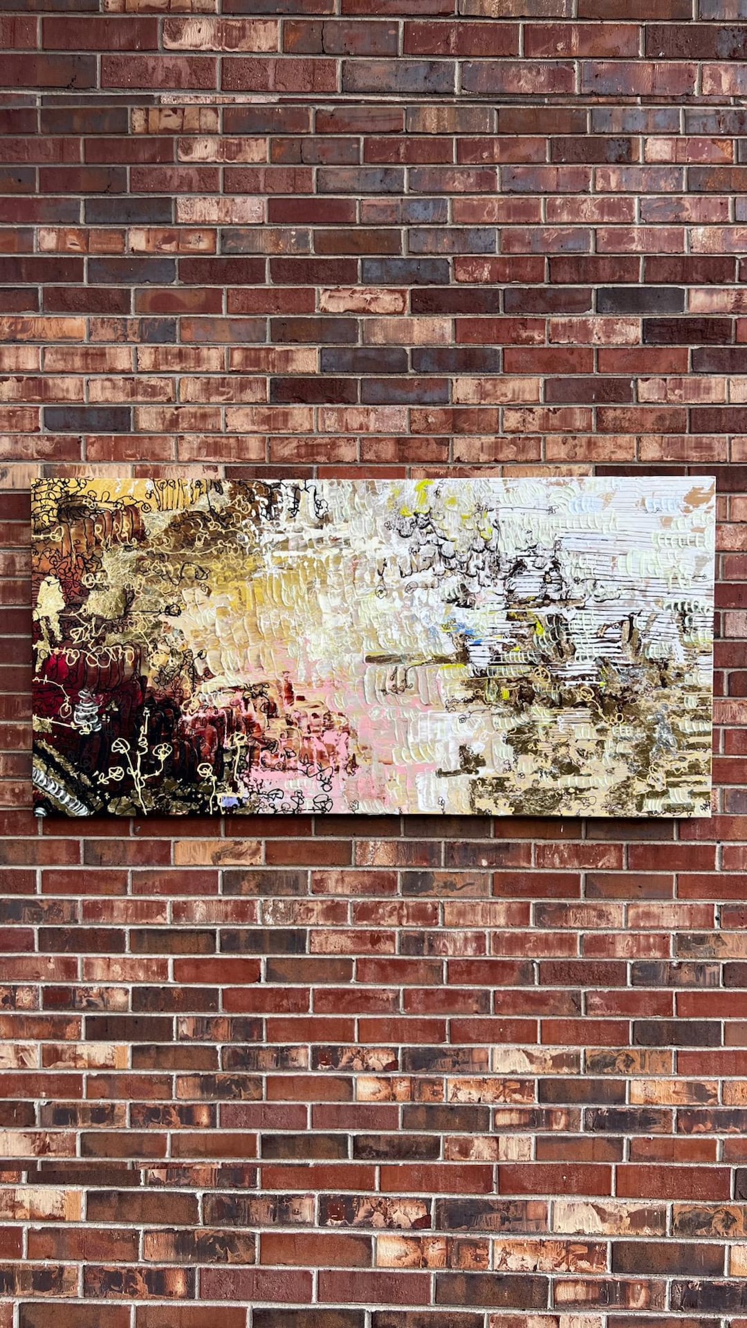 Late Night Vultures - Abstract Art Painting in Acrylics, 40” X 60” - Etsy