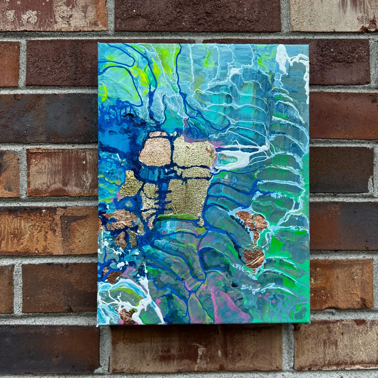 Moral Compass - Abstract Art Painting in Acrylics by Artjp, 9” X 12” - Etsy