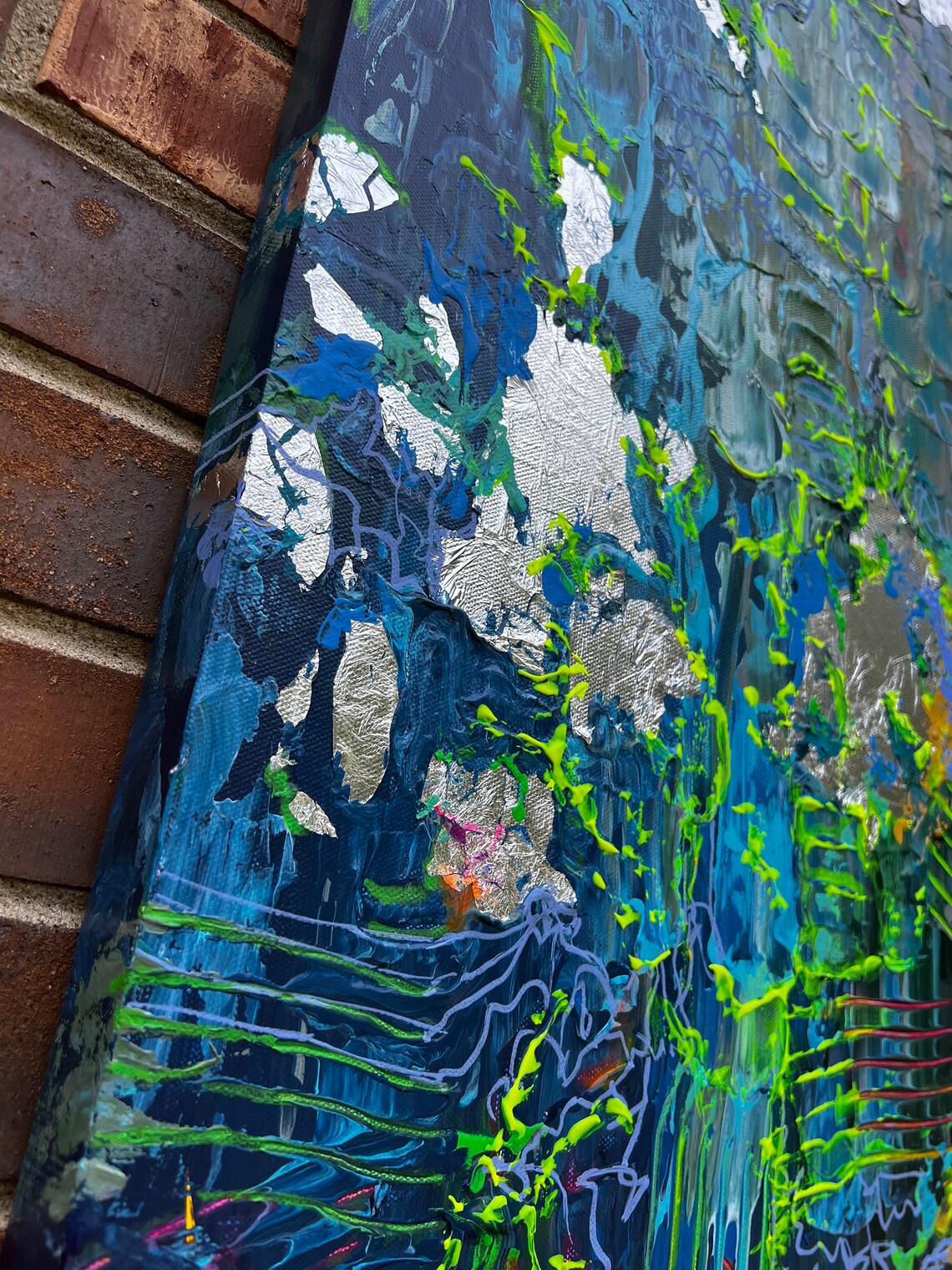 When the Melancholy Glows Like Embers- Abstract Art Painting in ...