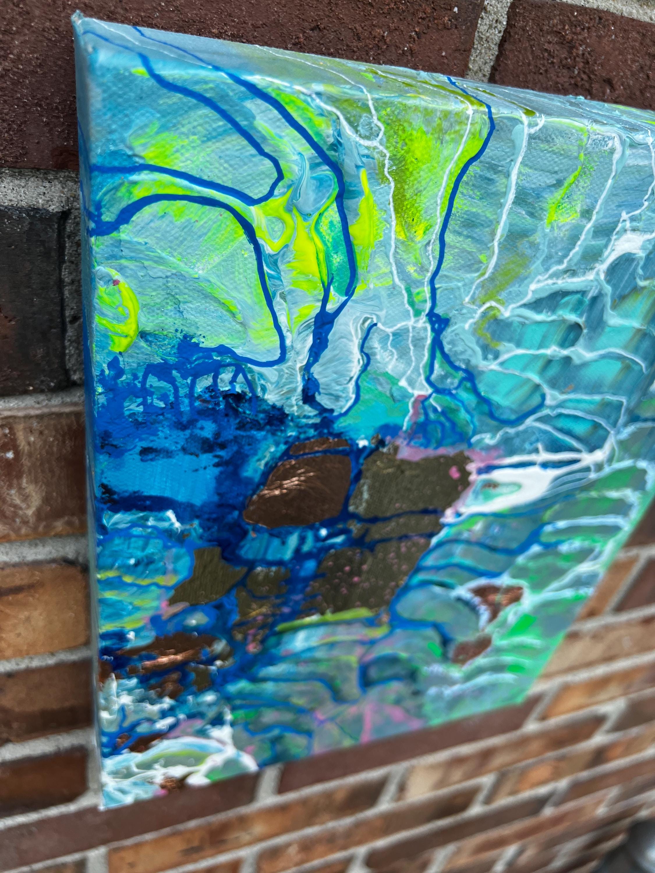 Moral Compass - Abstract Art Painting in Acrylics by Artjp, 9” X 12” - Etsy