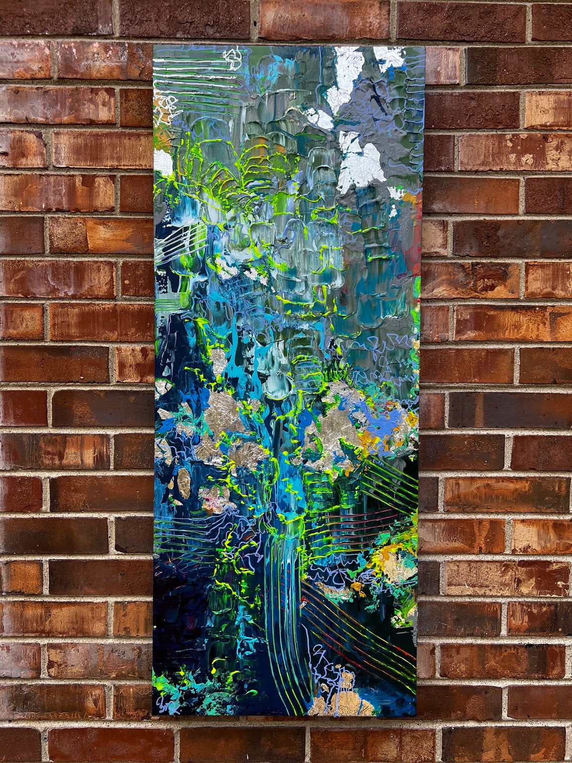When the Melancholy Glows Like Embers- Abstract Art Painting in ...