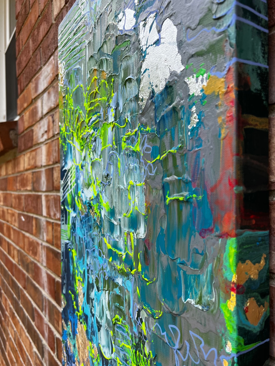 When the Melancholy Glows Like Embers- Abstract Art Painting in ...