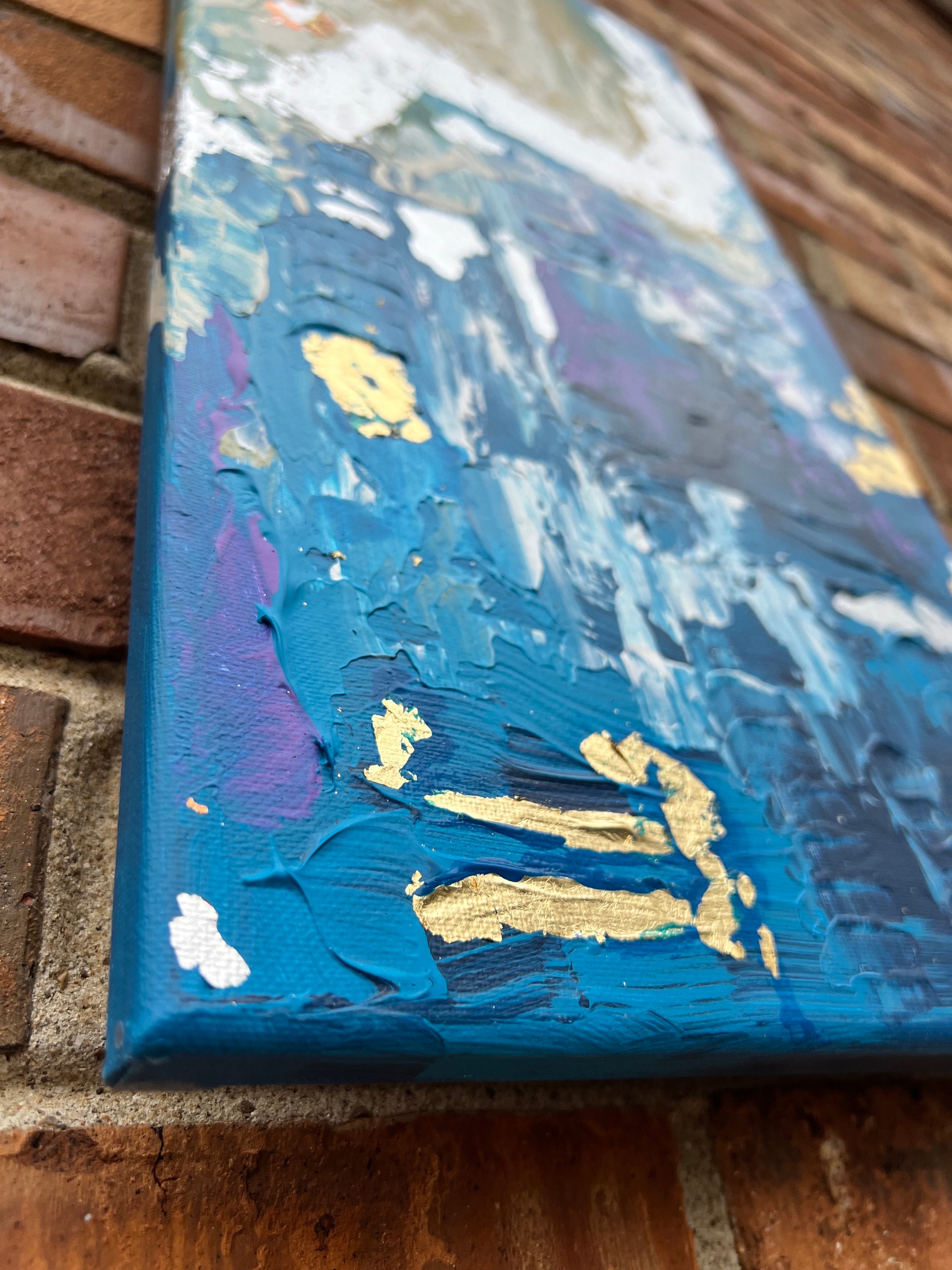 Ignoring the Boundaries Abstract Art Painting in Acrylics, 20x10 - Etsy