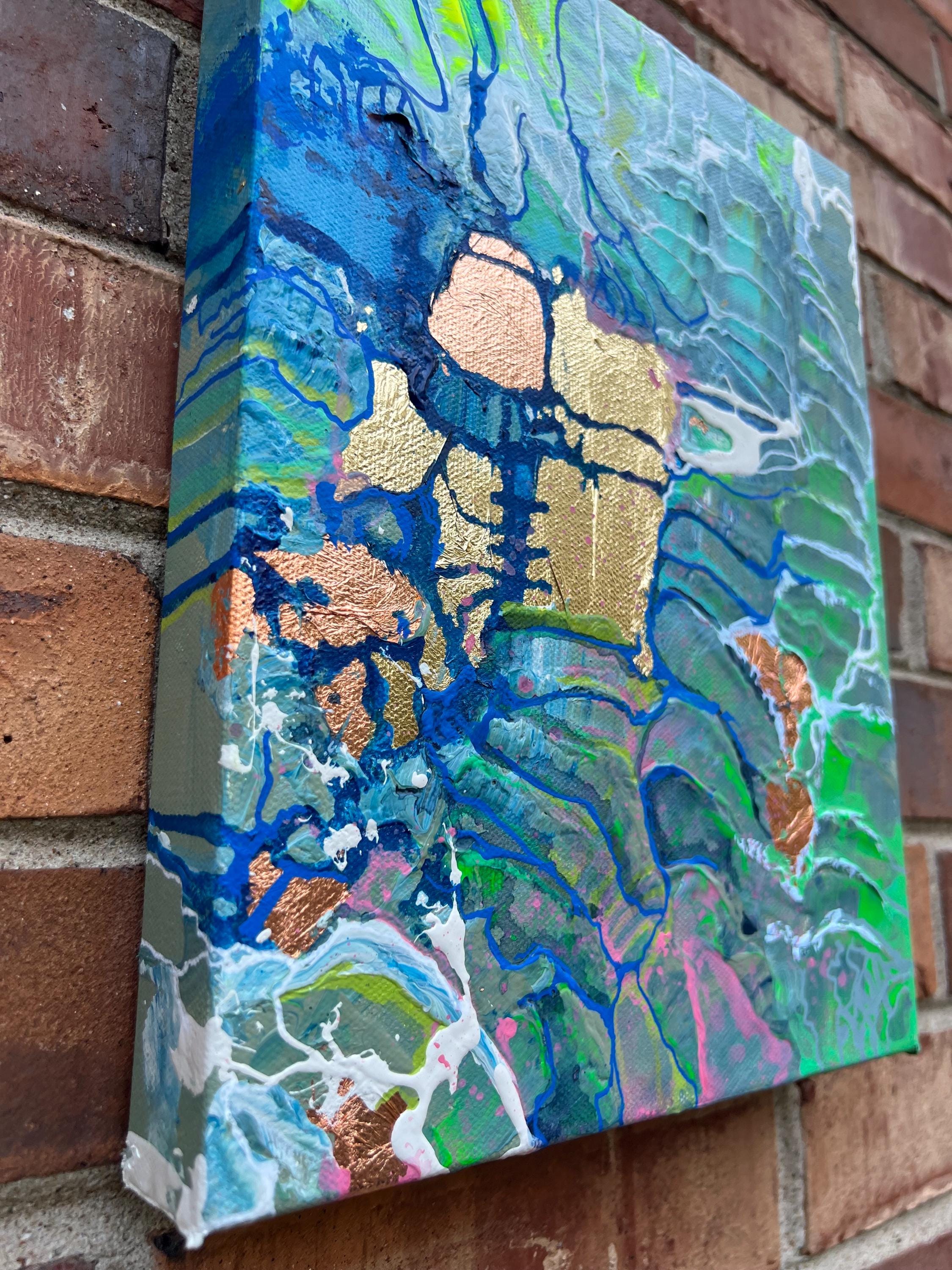 Moral Compass - Abstract Art Painting in Acrylics by Artjp, 9” X 12” - Etsy