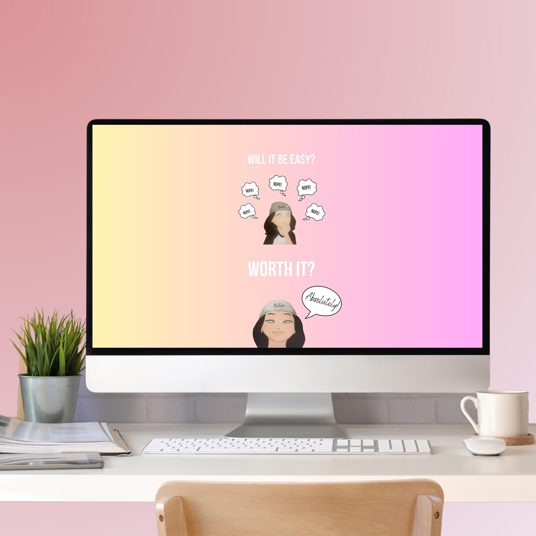 Boss Girl, Desktop Wallpaper, Aesthetic Wallpapers, Laptop Wallpaper - Etsy