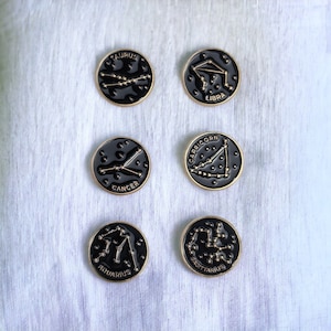 Zodiac Enamel Pins Astrology Signs Pins Backpack Pins Decor ...