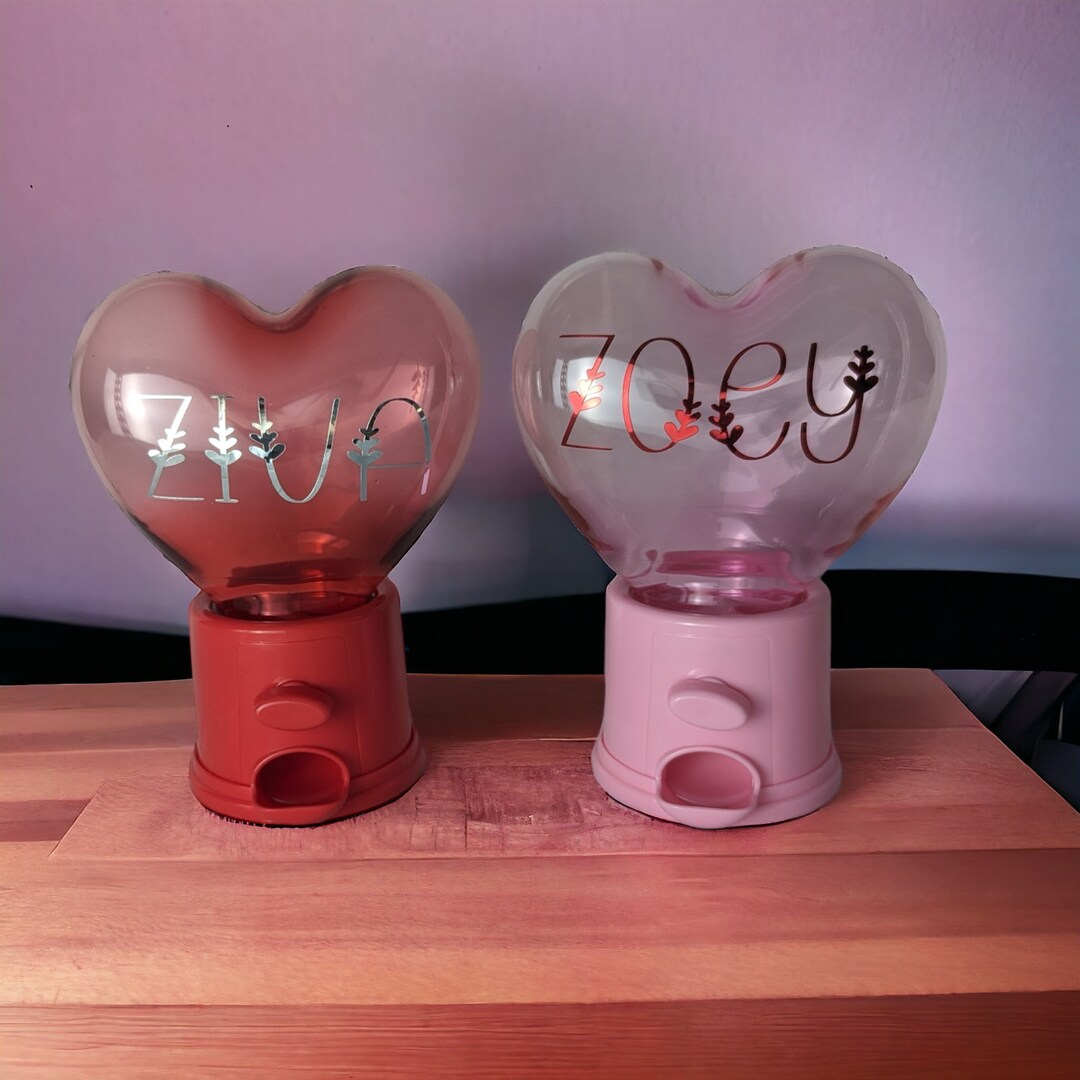 Personalized Candy Dispensers, Custom Candy Dispenser, Valentine's Day ...