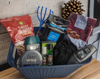 Men's Graduation Boyfriend Dove Bath Body Spa Tool Box Car Wash Glass ...