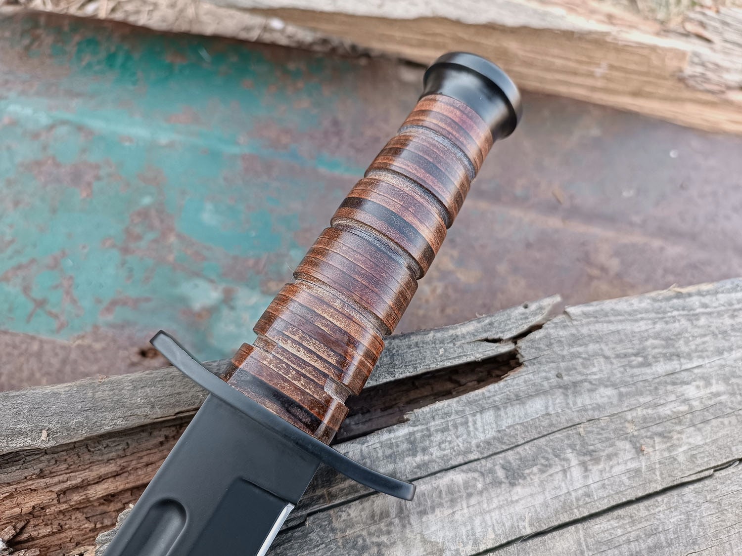 Kay Knives Tactical Battle Ready D2 Tool Steel Full Tang Fixed Blade ...