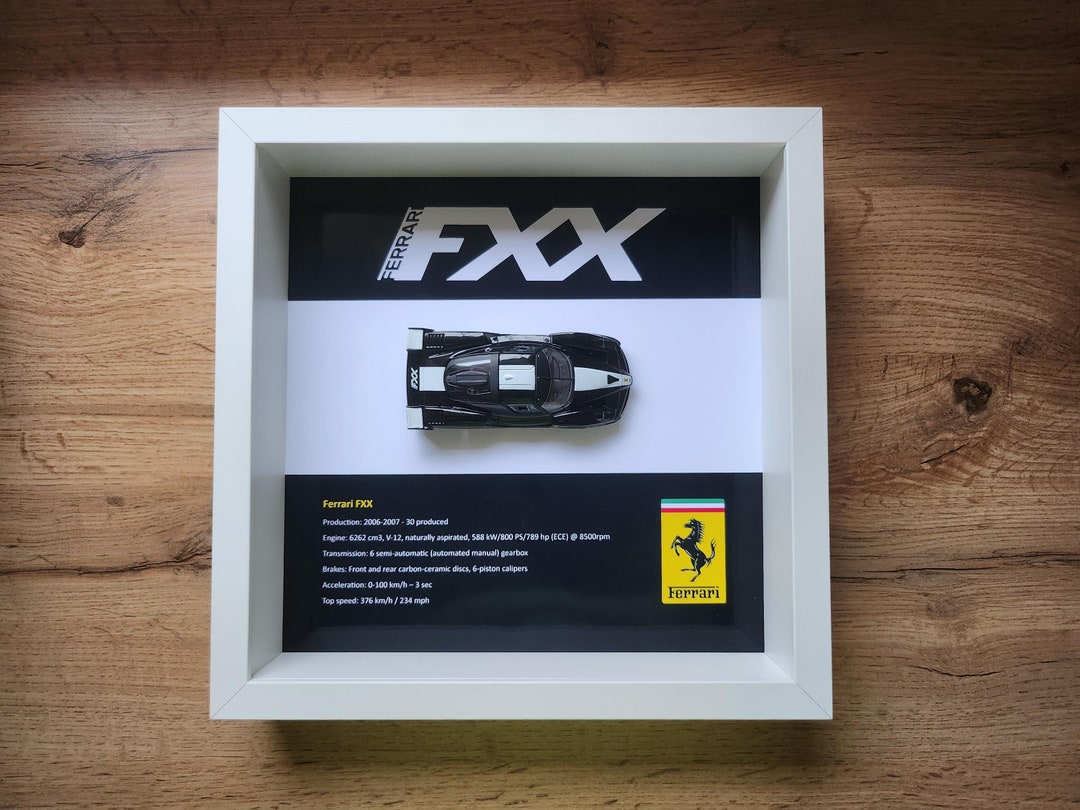 Frame 3D With Ferrari FXX - Etsy