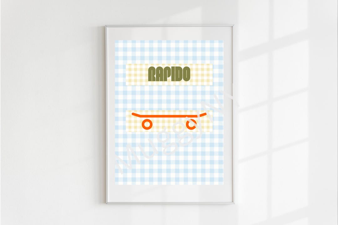 RAPIDO Poster - Etsy