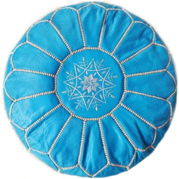 Turquoise Pouf - Etsy