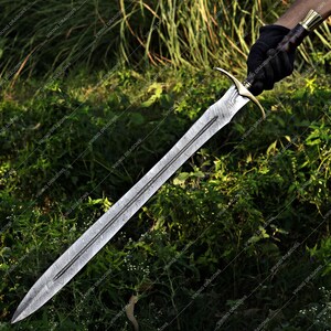 Handmade Damascus Steel Short Sword: Viking Pirate Cosplay - Etsy