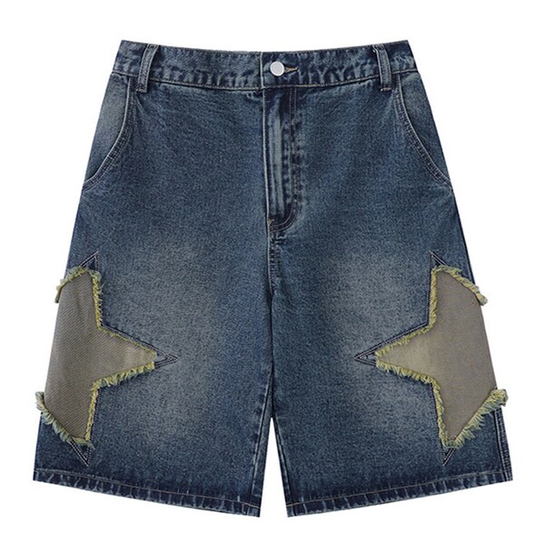 Denim Jorts Shorts - Etsy