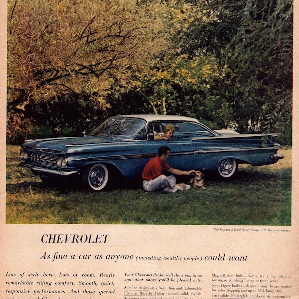1959 Chevrolet - Etsy
