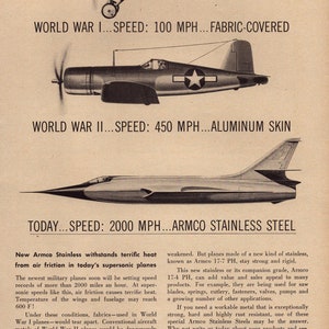 1956 Armco Steel Corporation Vintage Print Ad, Retro Classic ...