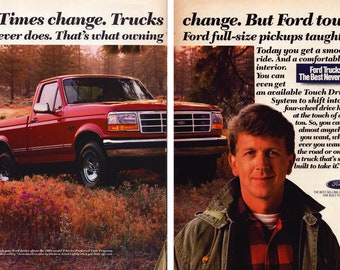 1993 Ford Ranger XLT Pick-up Truck Vintage Print Ad, This Beauty is a ...
