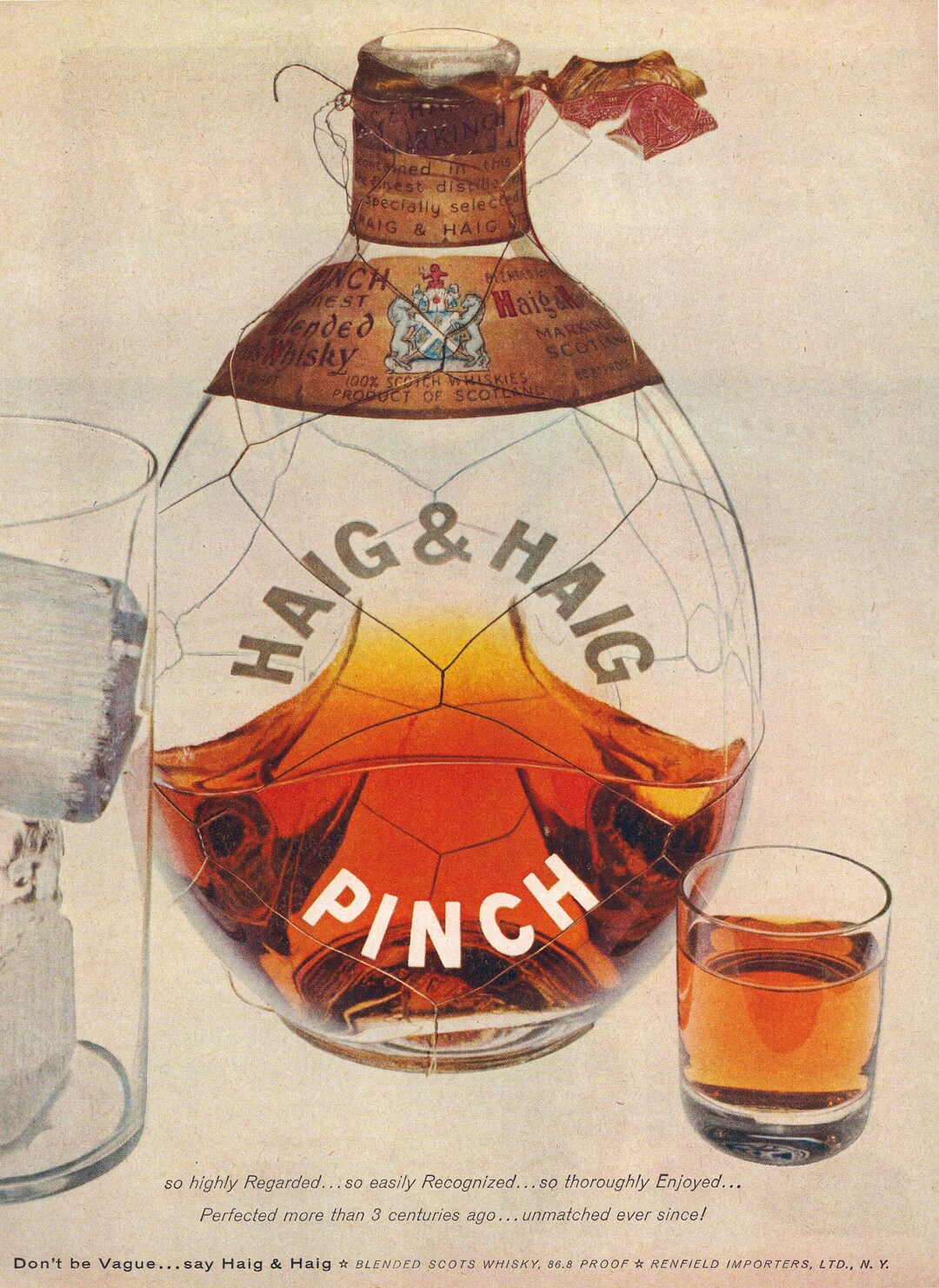 1957 Haig & Haig Pinch Vintage Print Ad: Scotch Whisky Advertisement - Etsy
