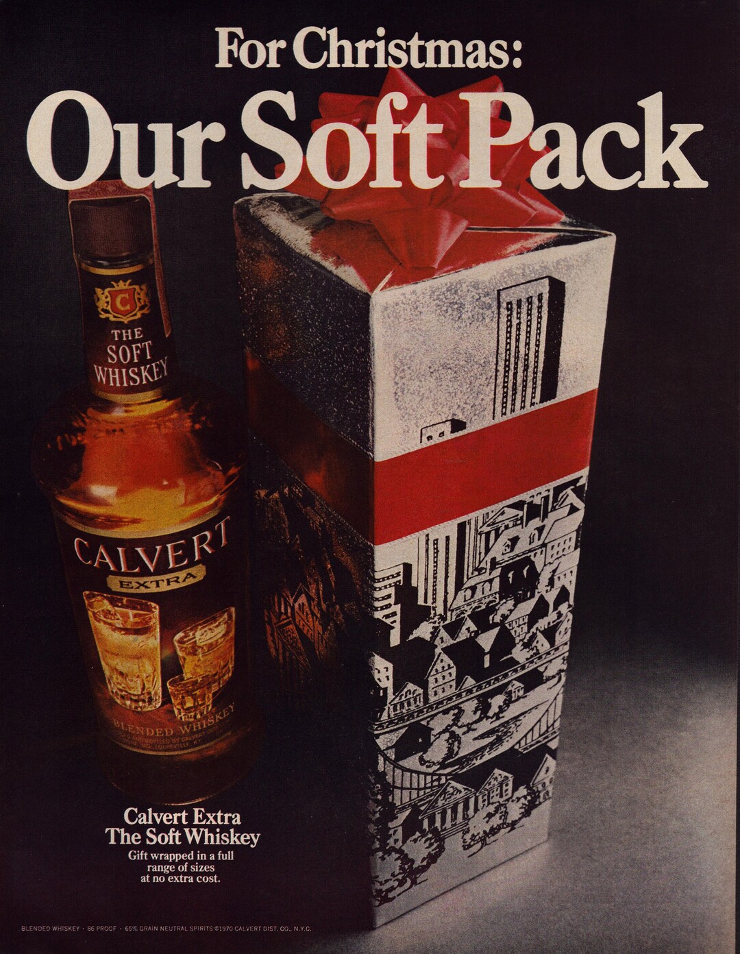 1970 Calvert Extra Blended Whiskey Vintage Print Ad, Advertisement ...