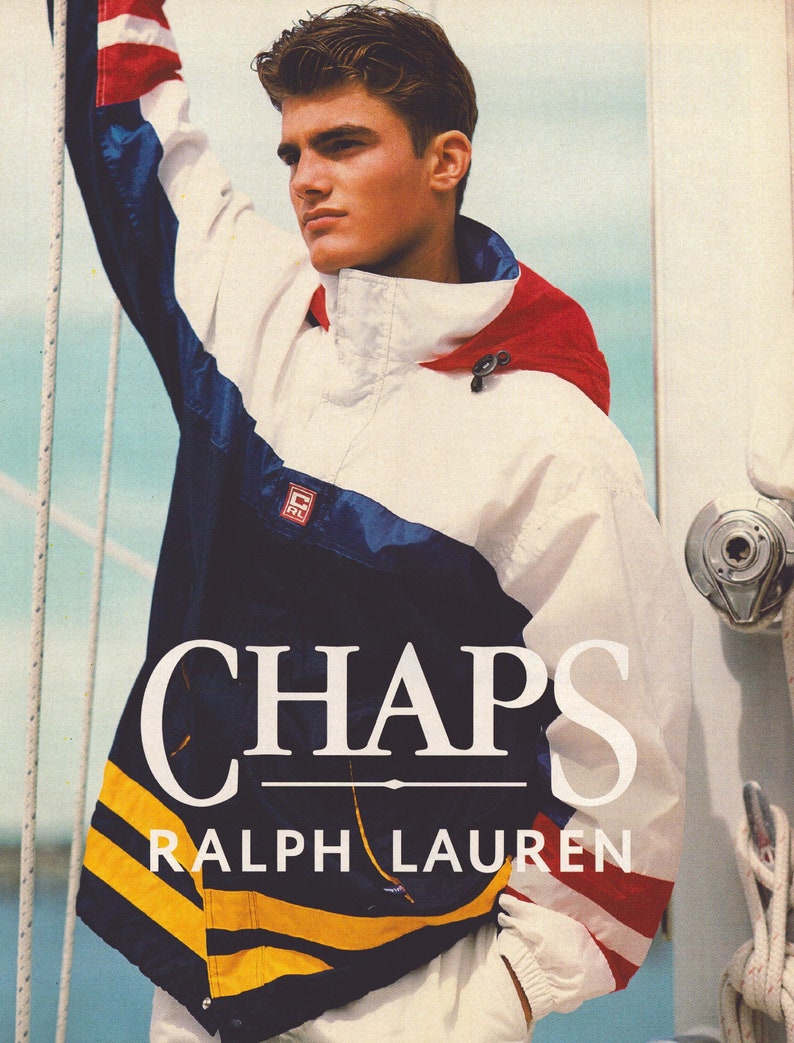 1998 Chaps Ralph Lauren Vintage Magazine Print Ad, Fashion, Original ...