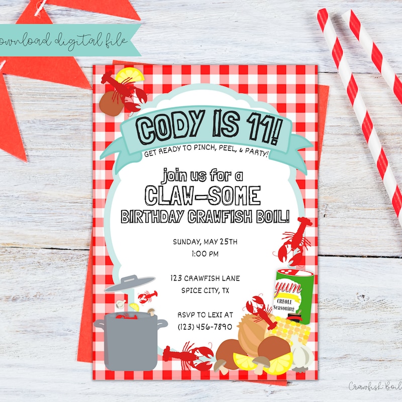 Cajun Invitations - Etsy