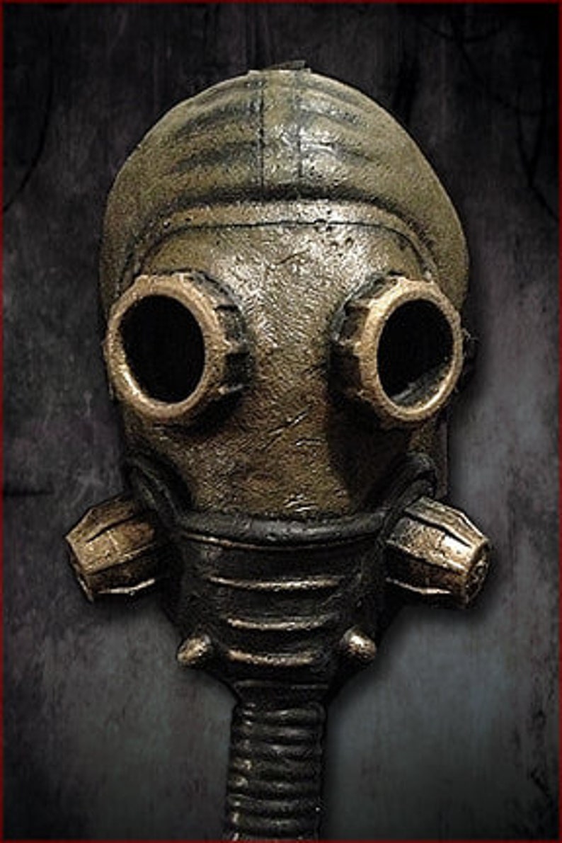 Handmade Latex Horror Mask Eli Gas Mask Style Latex Face Mask - Etsy
