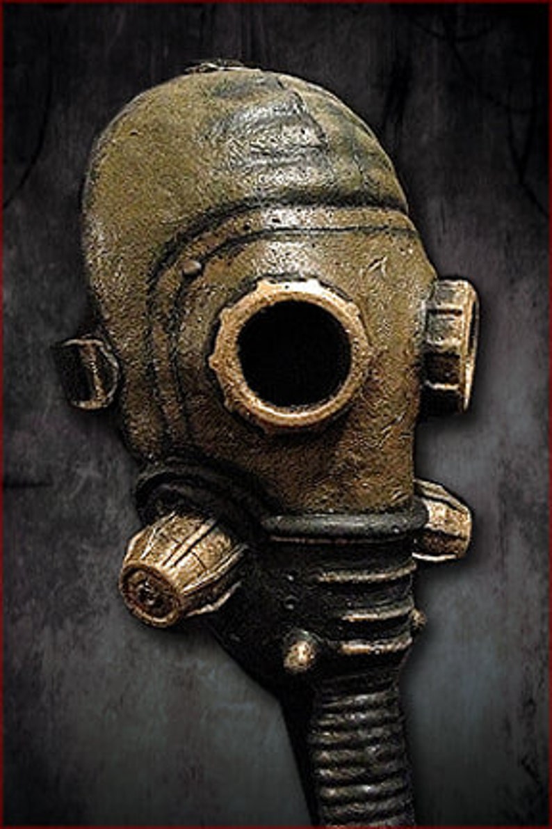 Handmade Latex Horror Mask Eli Gas Mask Style Latex Face Mask - Etsy
