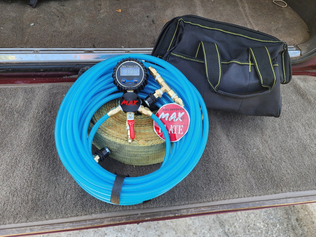 New and Improved Maxflate PRO! a 4 Tire off Road Hose Kit, Inflate or ...