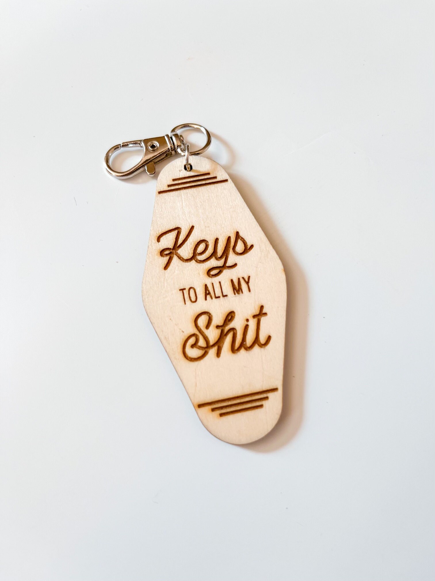 Retro Wood Keychain, Cabin Keychain, Spare Keys Keychain, Camper Keys ...