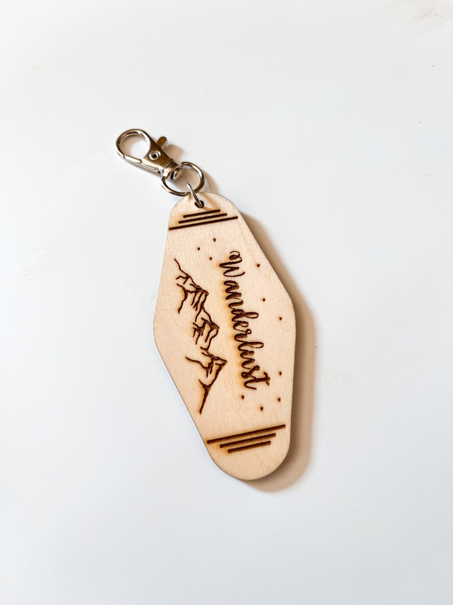 Retro Wood Keychain, Cabin Keychain, Spare Keys Keychain, Camper Keys Keychain, House Keys ...
